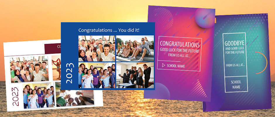 Free School Leavers Cards | Hardy's Yearbooks
